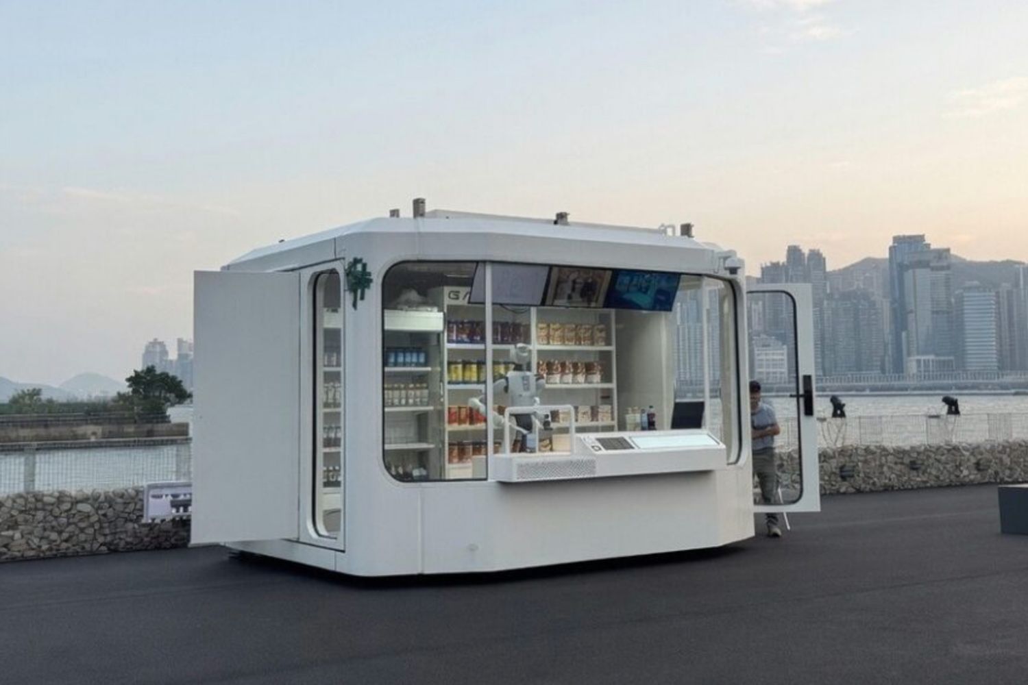 A convenience store run by a humanoid robot is launching in Hong Kong