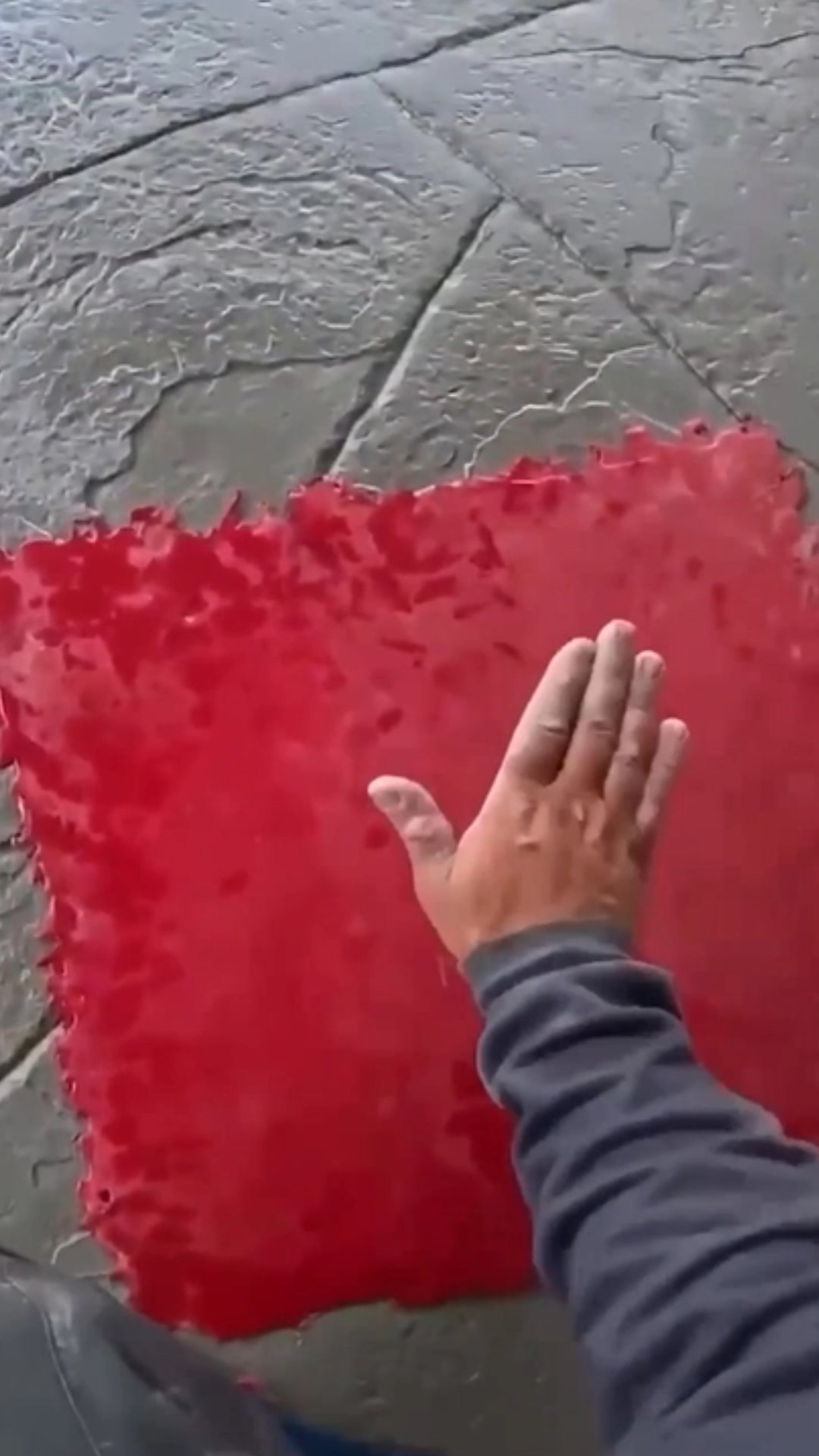 Random pattern, perfect finish