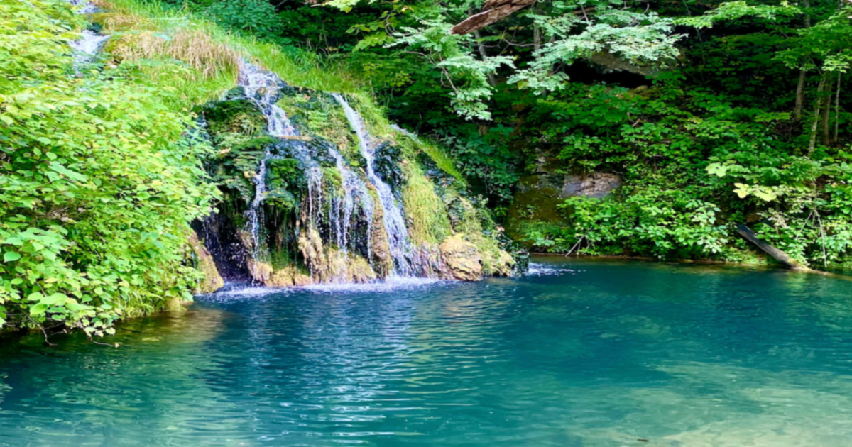 This Virginia campground comes with its own waterfall