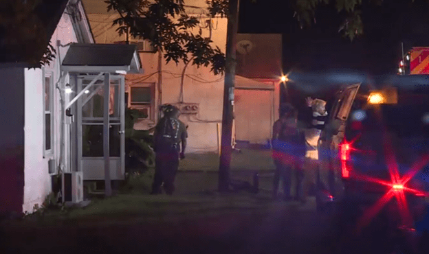Lightning strike ignites shed in Hampton, no one injured