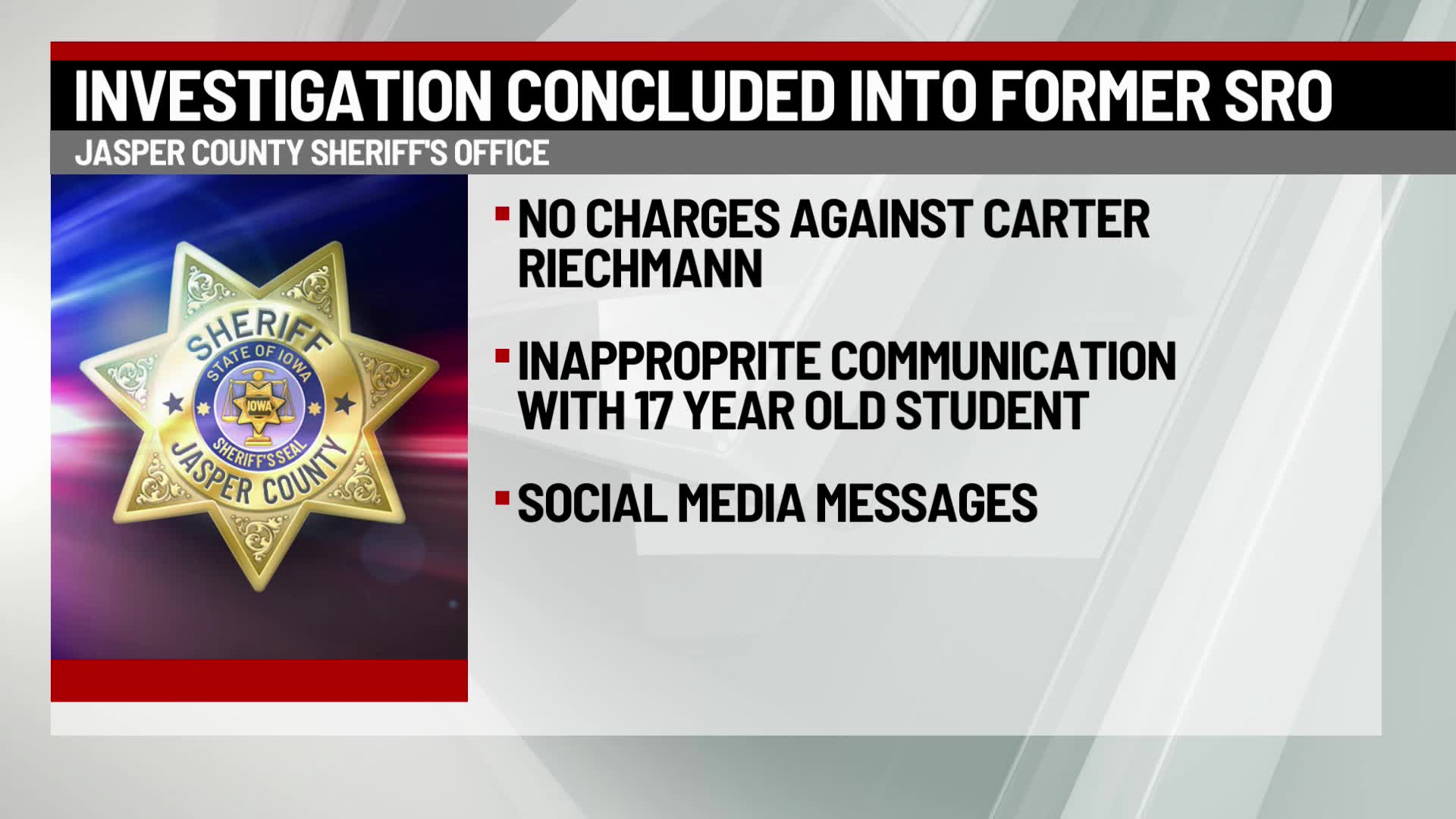 Ex-school resource officer won't face charges in Jasper County Sheriff ...