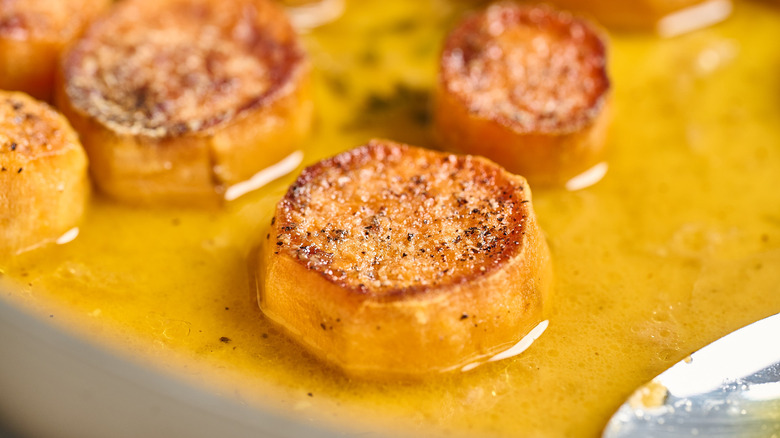 Buttery melting sweet potatoes recipe