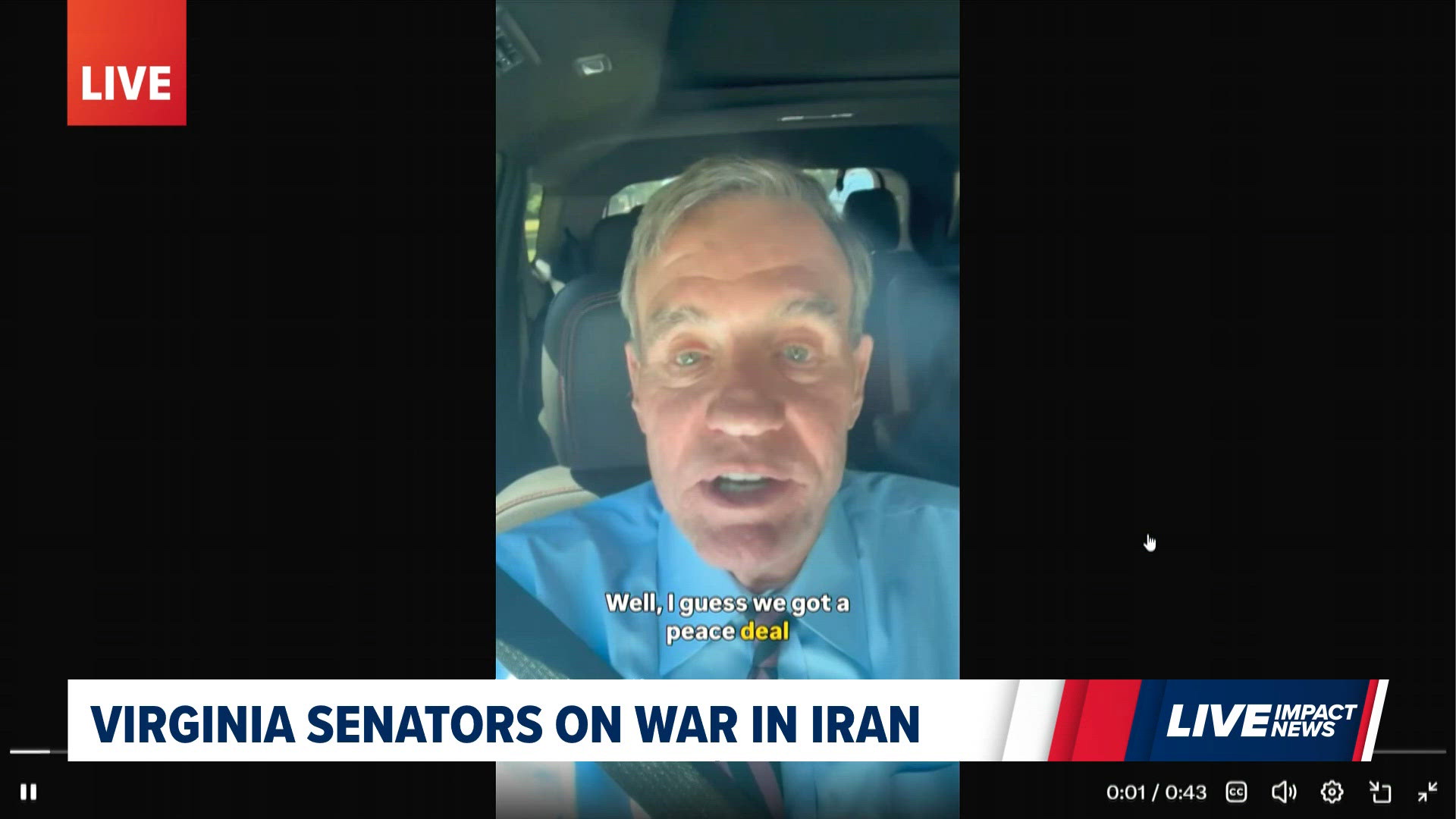 Kaine, Warner weigh in on proposed deal to end US.-Iran conflict