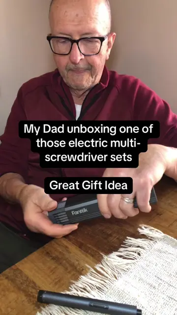 Dad tests this electric precision screwdriver gift set