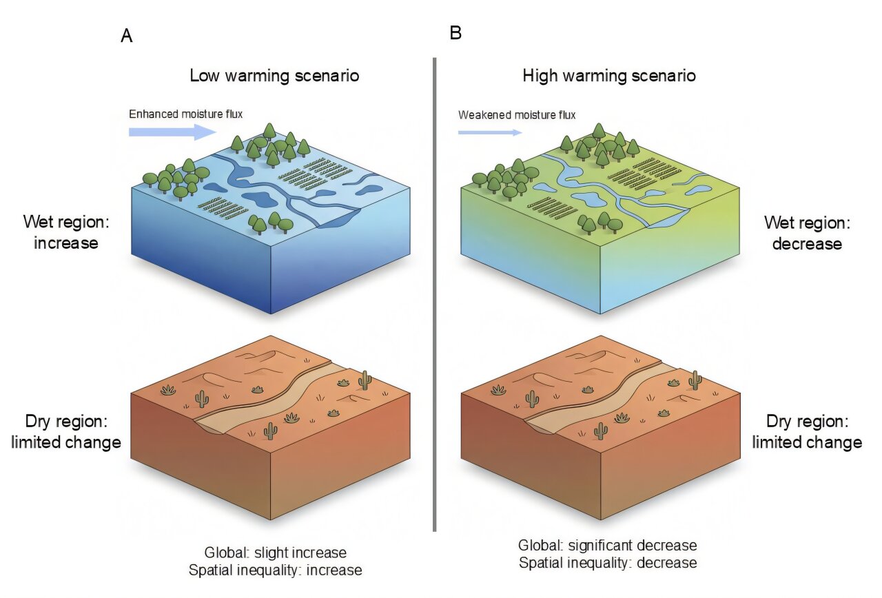 Reforestation's effects on water resources may depend on global warming ...
