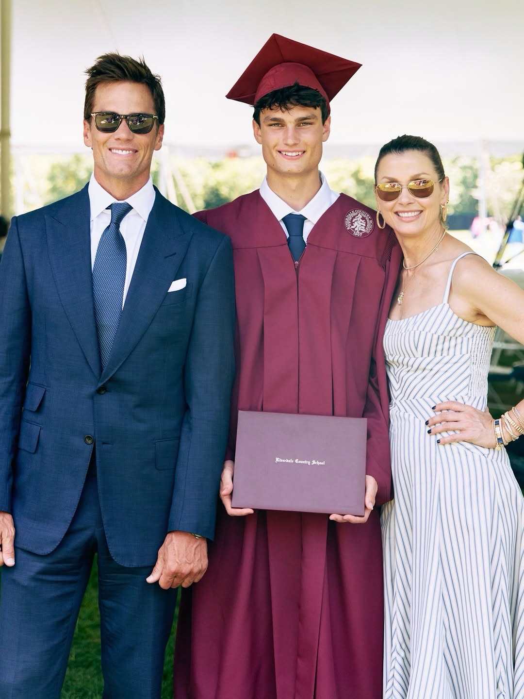 Bridget Moynahan shouts out Tom Brady as exes celebrate son Jack’s high ...