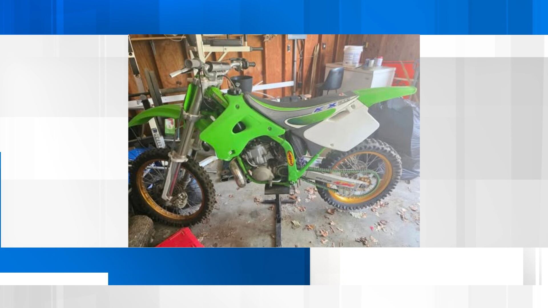 Georgetown police looking for stolen dirt bike