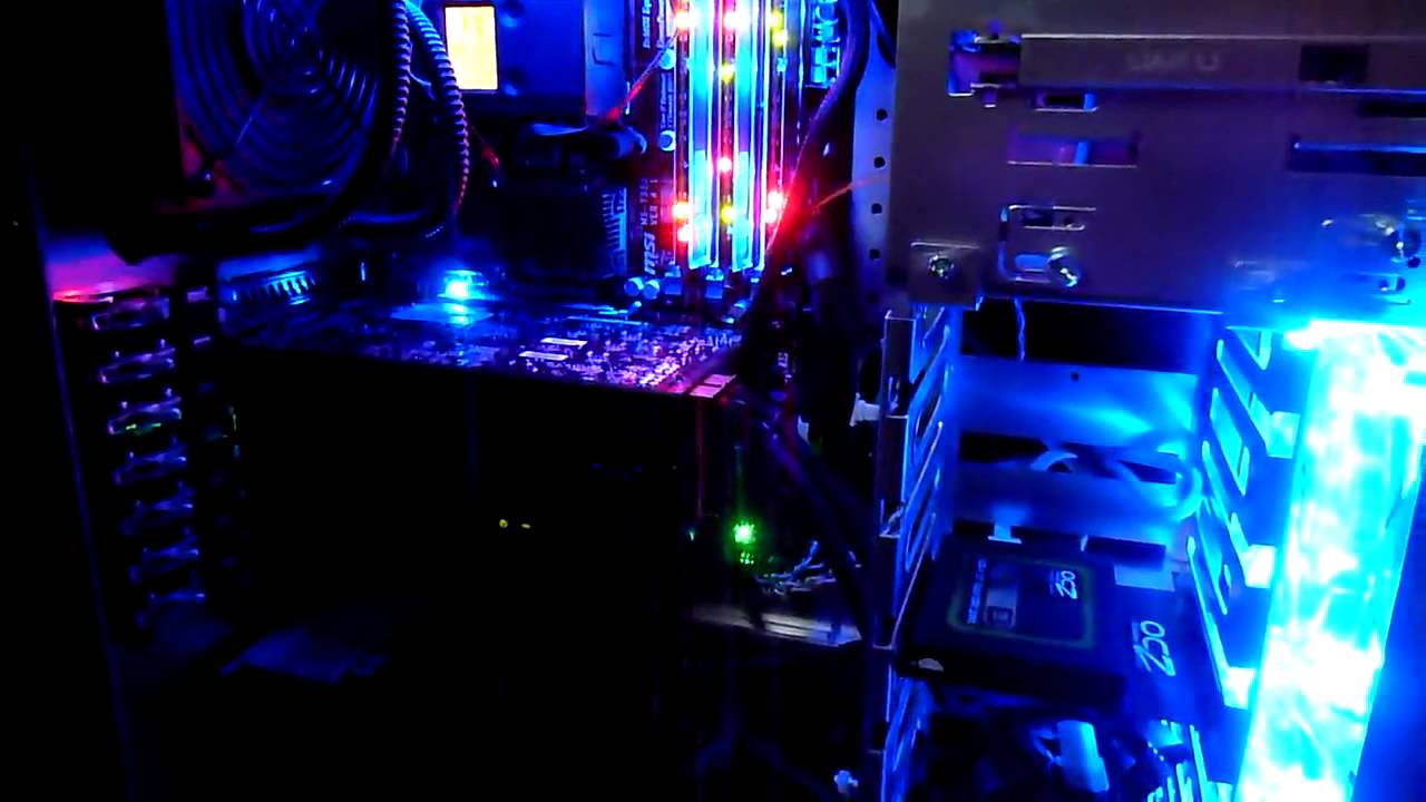 Mesmerizing RGB lighting inside a custom gaming PC | Stunning PC case ...