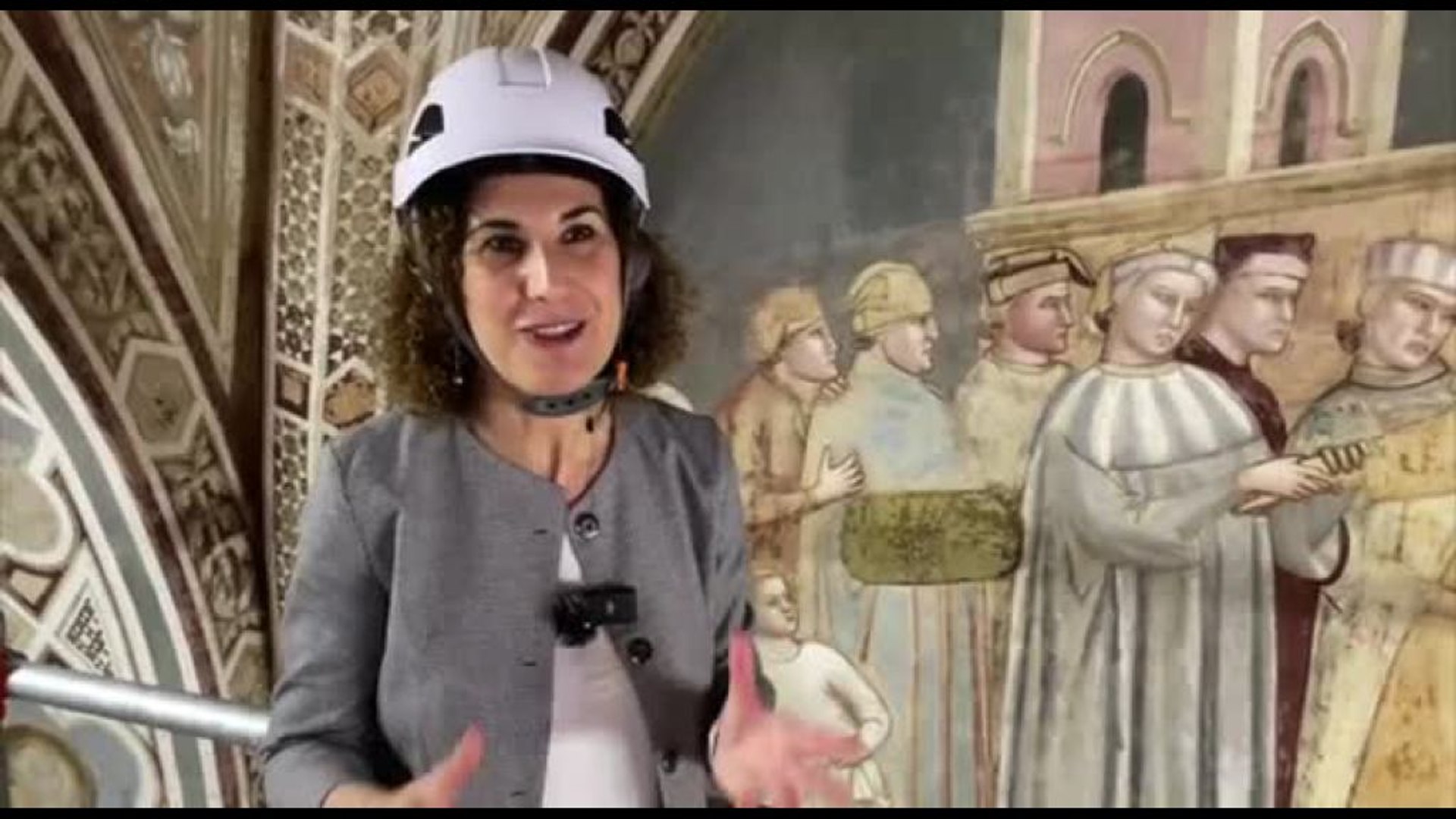 Il restauro degli affreschi di Giotto in Santa Croce a Firenze