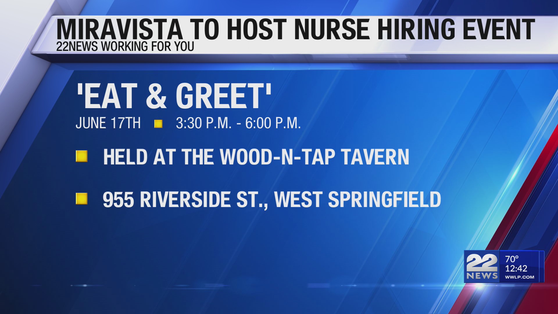 MiraVista holds nurse hiring event in West Springfield