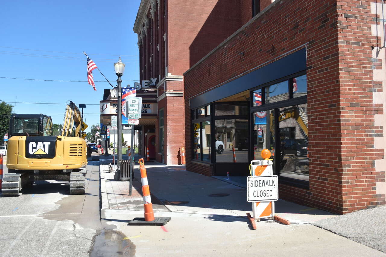 Edwardsville begins sidewalk work at future arts center on Main Street
