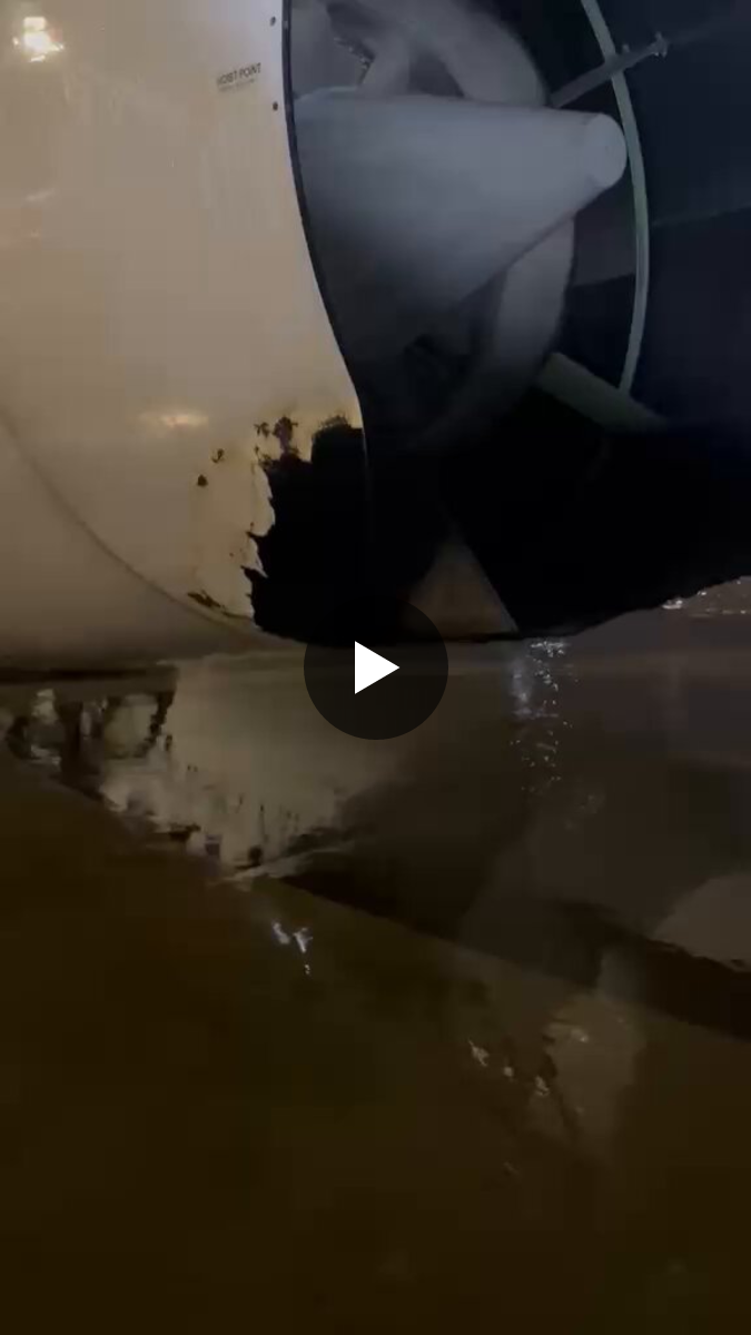 SriLankan Airlines plane struck by lightning strike - ripping part of ...