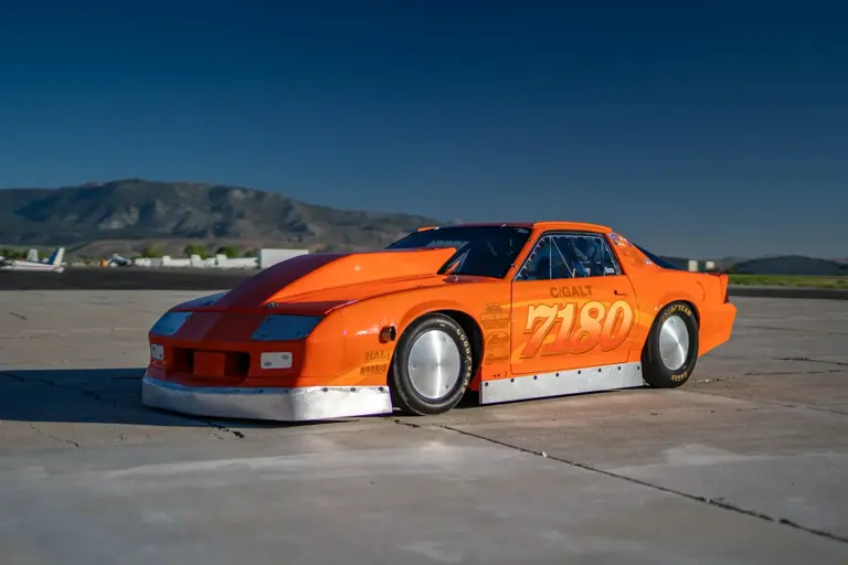 This land-speed Chevrolet Camaro IROC-Z is a Bonneville bullet built to ...