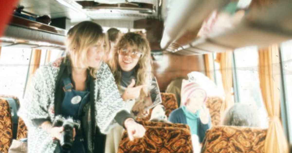 1970s photos inside life on a rock band tour bus