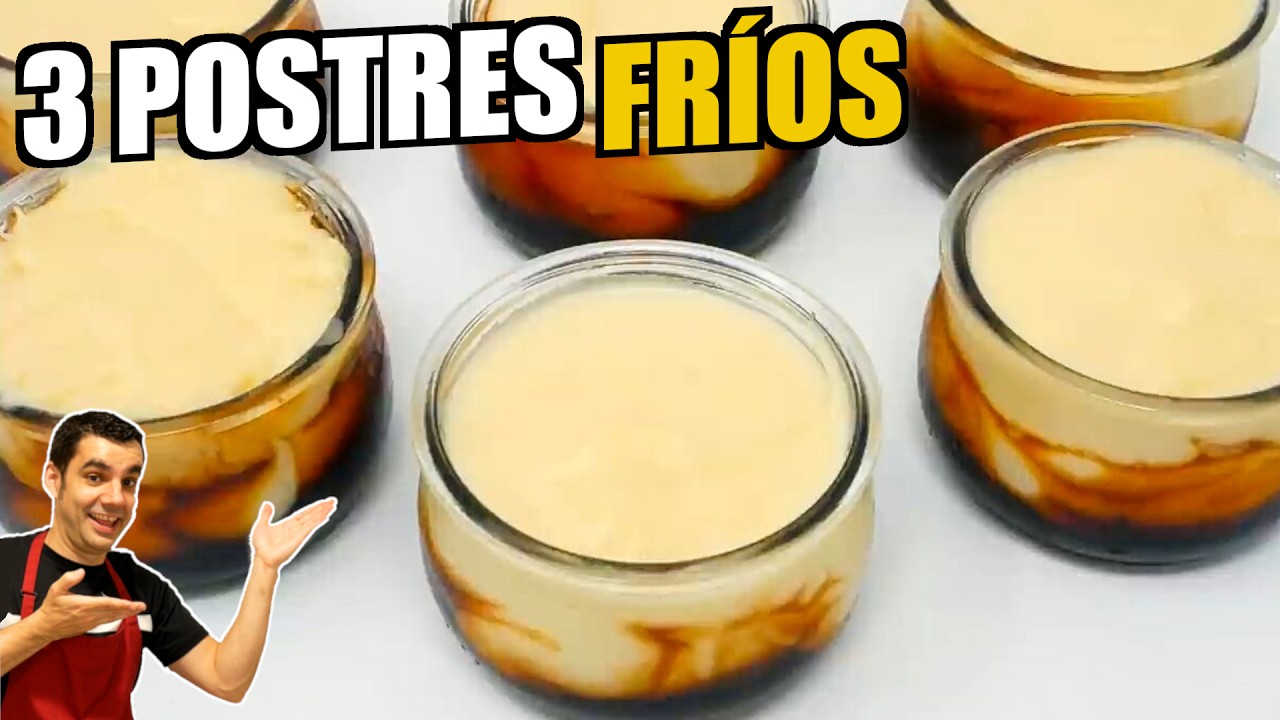 Los 3 mejores postres fríos fáciles y deliciosos