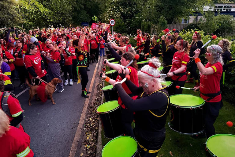 Lancaster hospice’s Moonlight Walk turned 'ruby red' for charity’s 40th ...