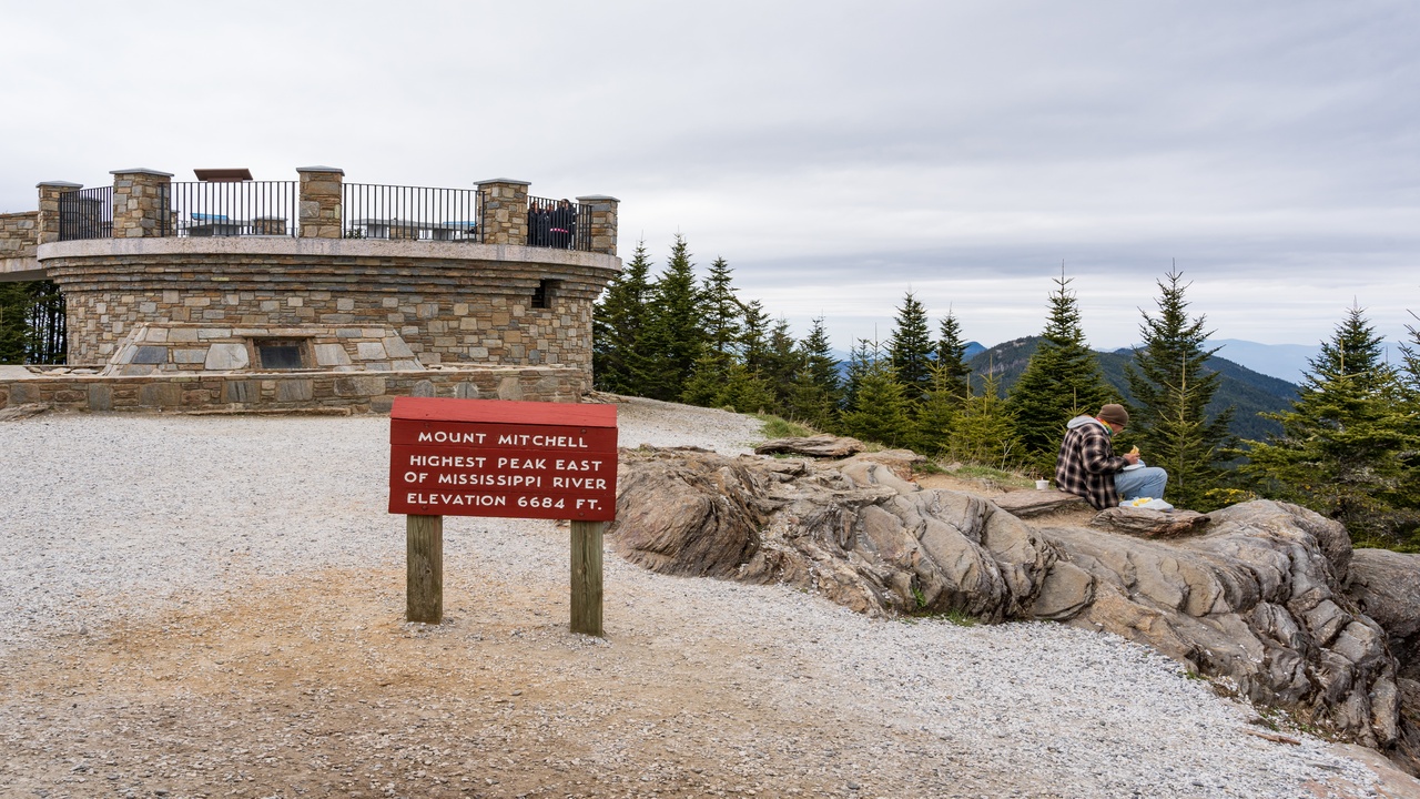 The highest point in eastern America sends you down into waterfalls and ...