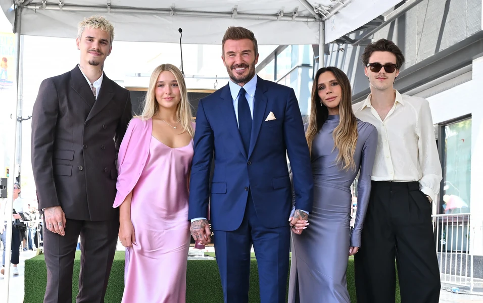 Beckhams reject claim Harper's visit was staged