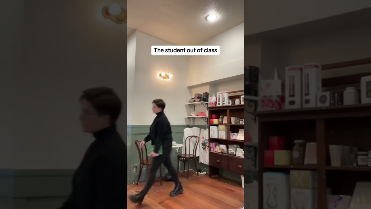 Closing hours at a cafe