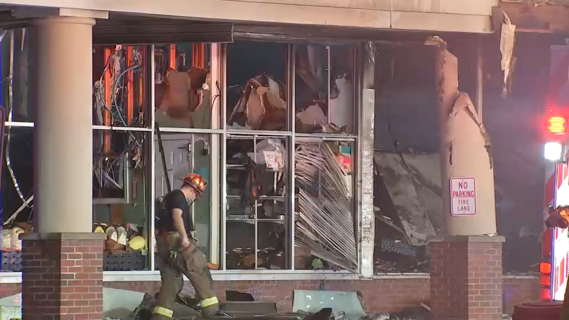 Fire burns through Franklin Township strip mall, impacting several ...