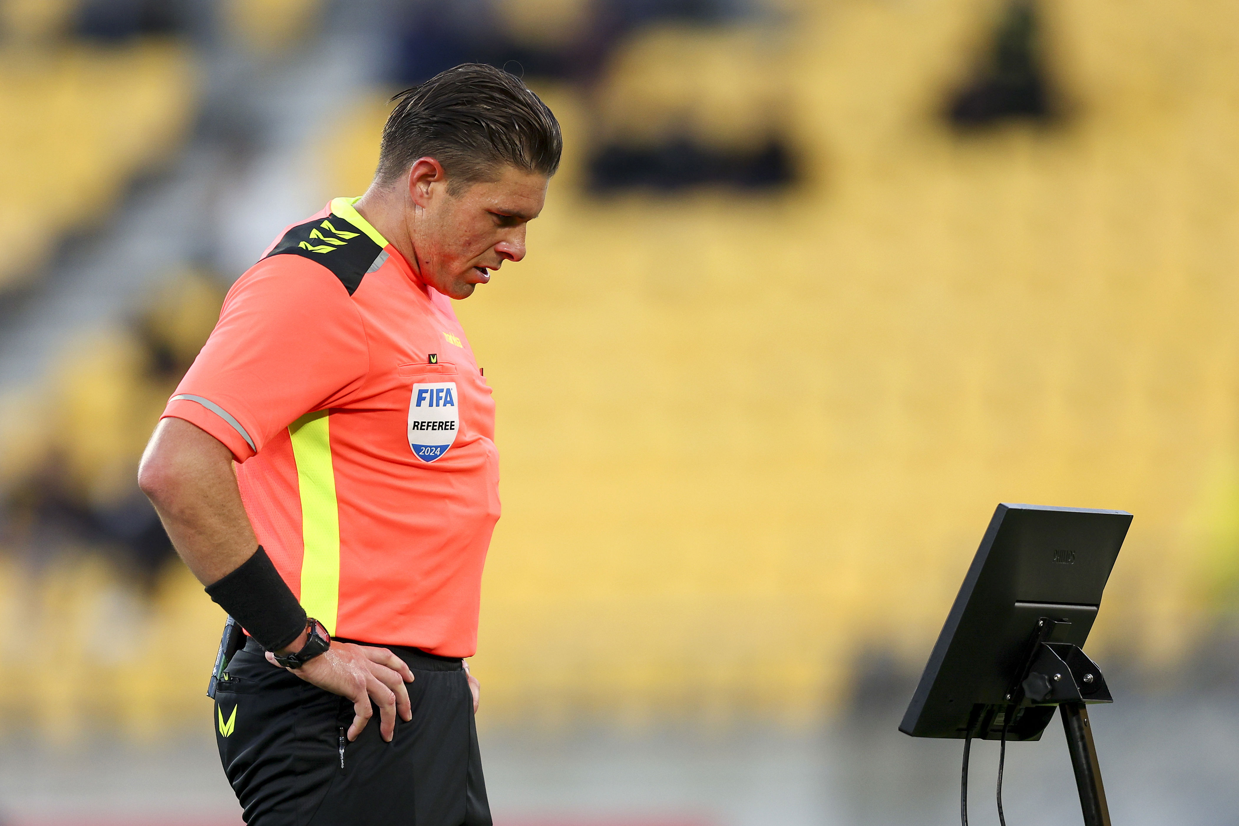 World Cup referee accused of making white supremacist hand gesture