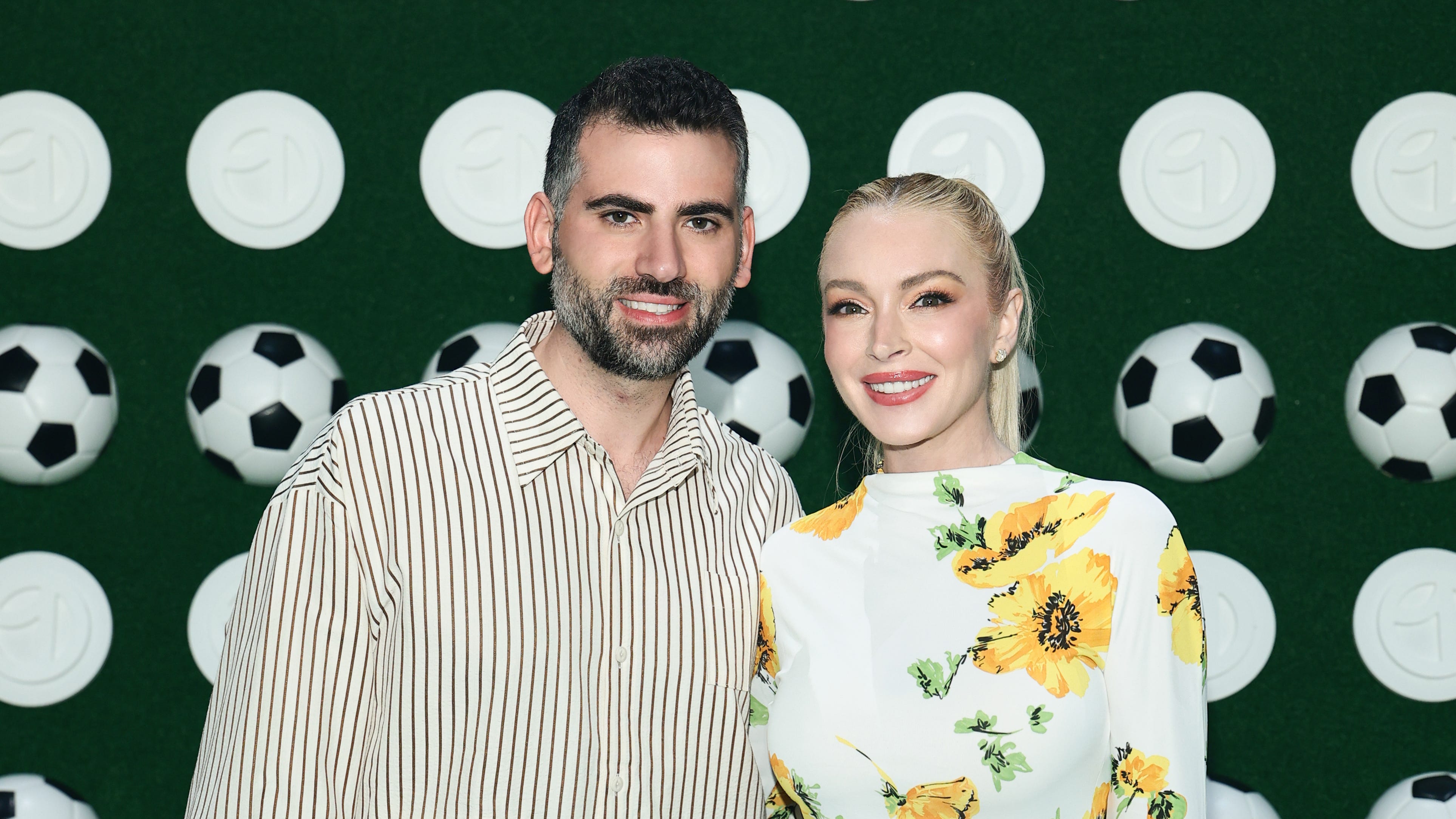 Lindsay Lohan and Bader Shammas' date night at World Cup party