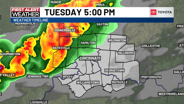 First Alert Weather Day: Timeline for possible strong to severe storms