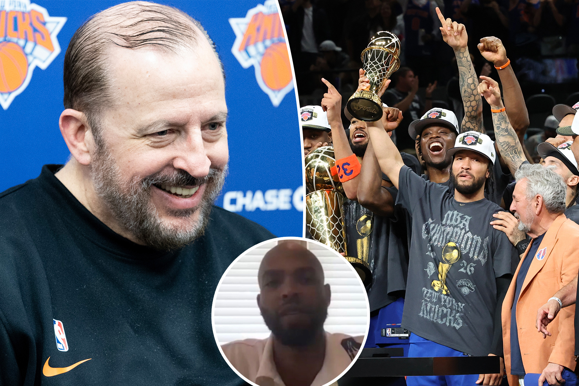 Taj Gibson reveals Tom Thibodeau’s reaction to Knicks’ NBA Finals win ...