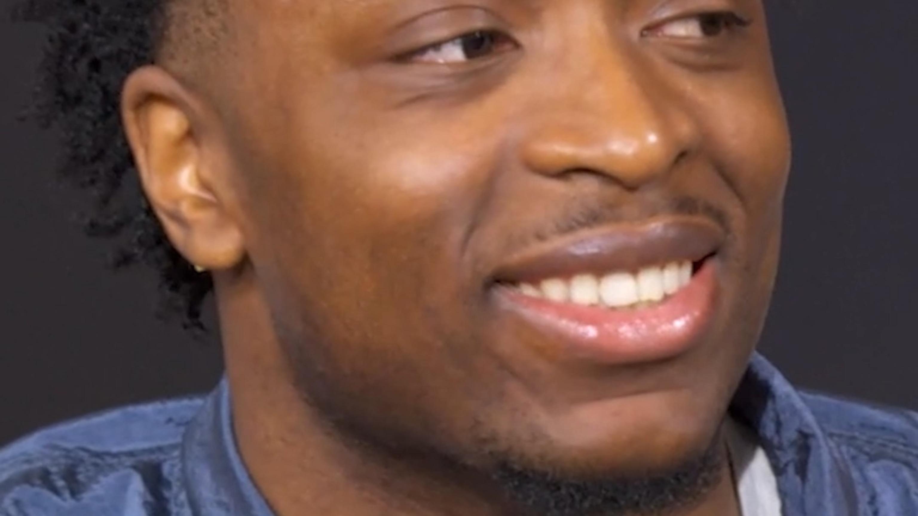 OG Anunoby flashes a smile