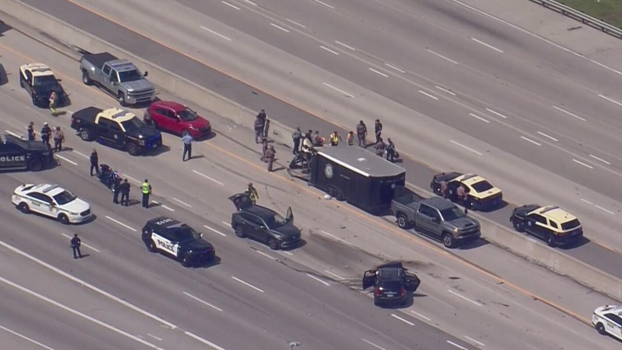 Florida Highway Patrol vehicle involved in crash on Turnpike in Doral