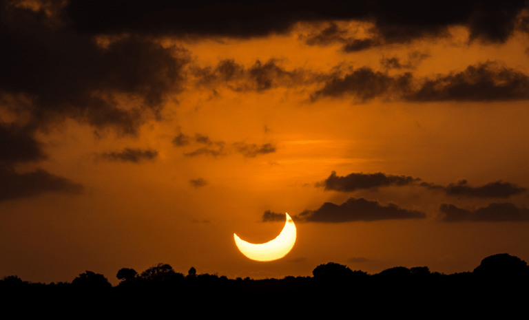 A rare eclipse sunset could turn skies into a spectacular celestial ...