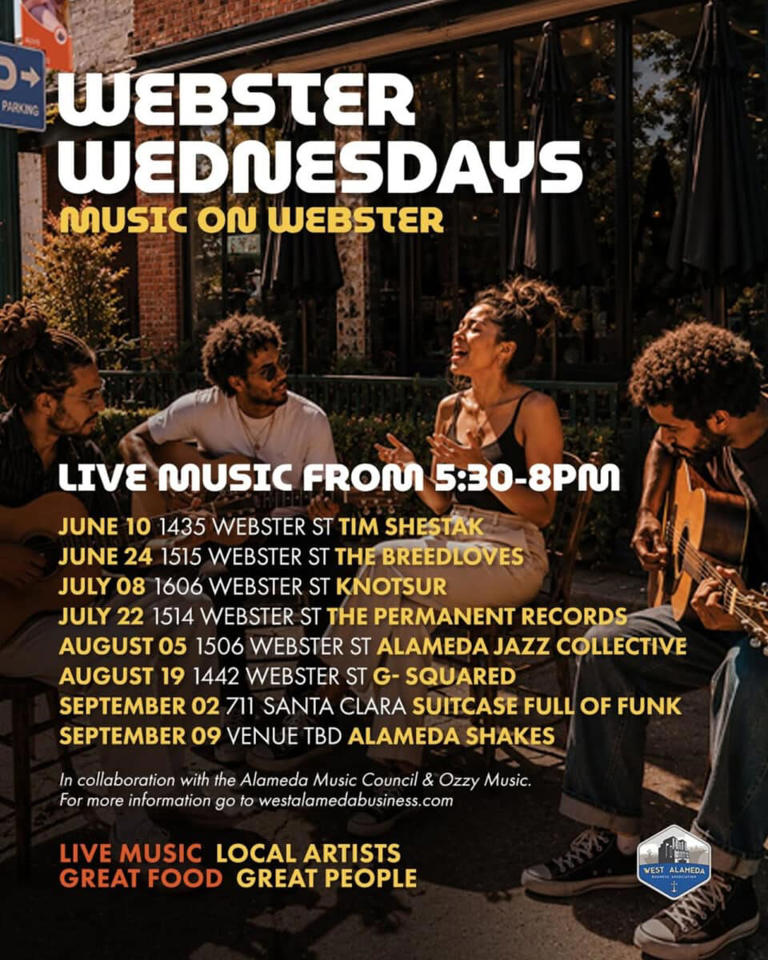 Wednesday nights on Webster Street will sound a little different