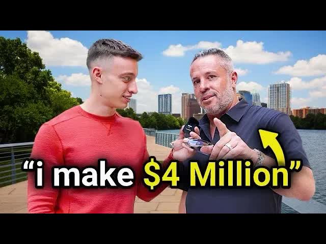Asking strangers how much money they make (Austin, Texas)