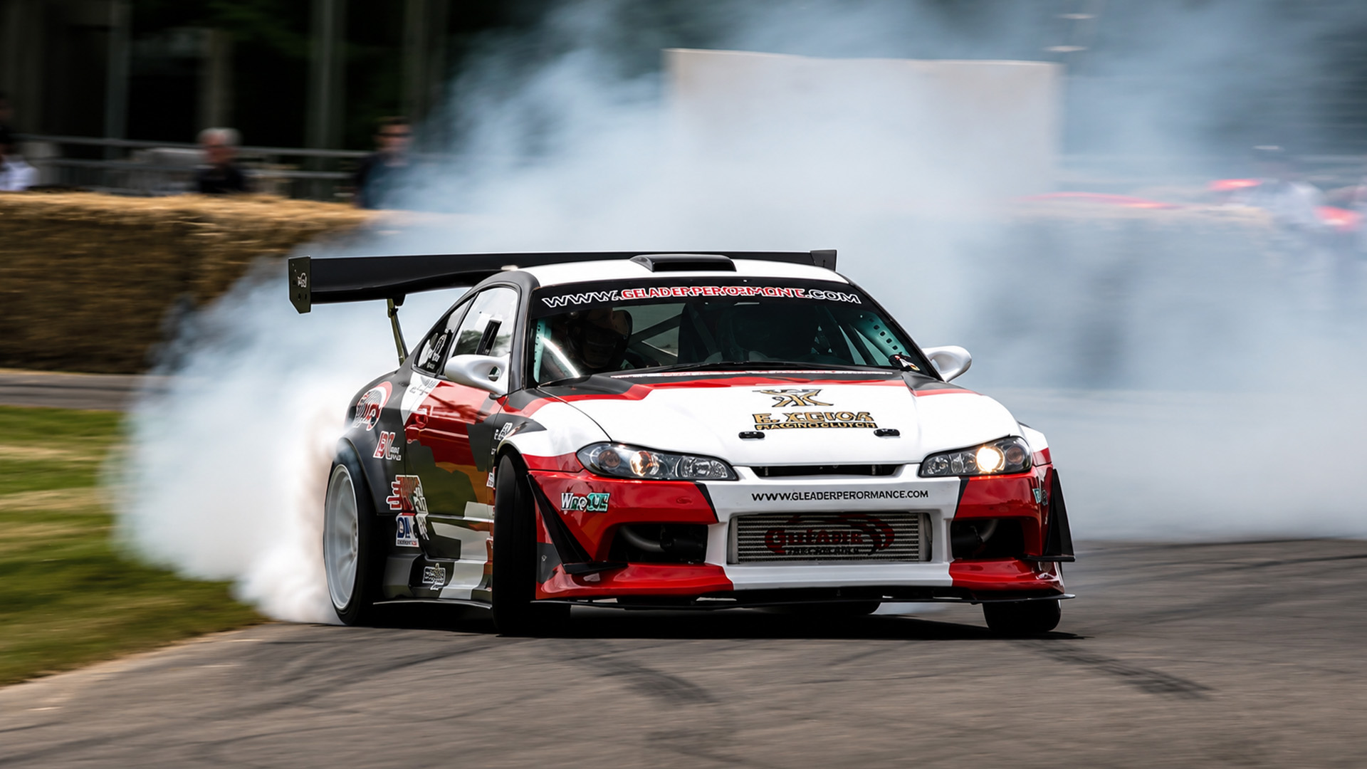 2JZ Nissan Silvia S15 insane drifting on circuit
