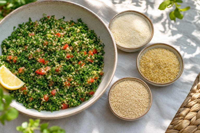 Semoule, quinoa, boulgour : quel est le meilleur grain pour votre taboulé