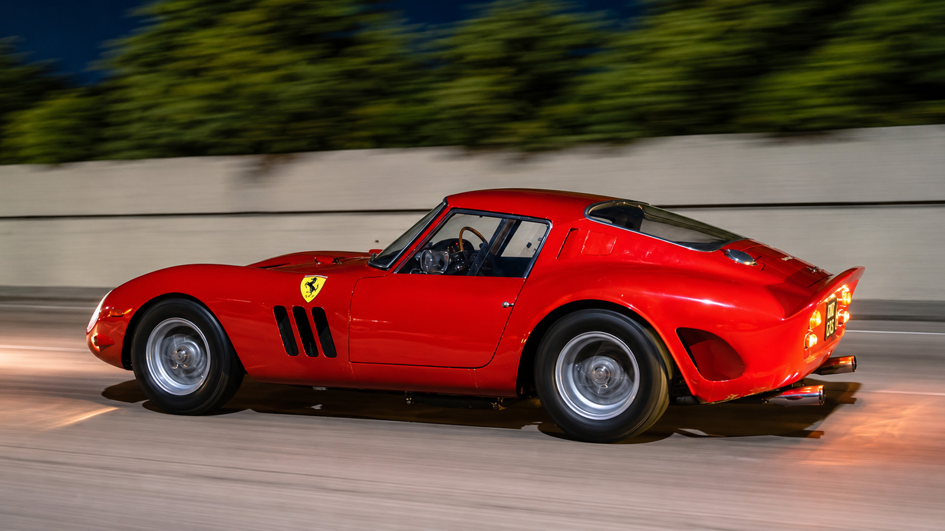 Highway drive in the $100 million Ferrari 250 GTO