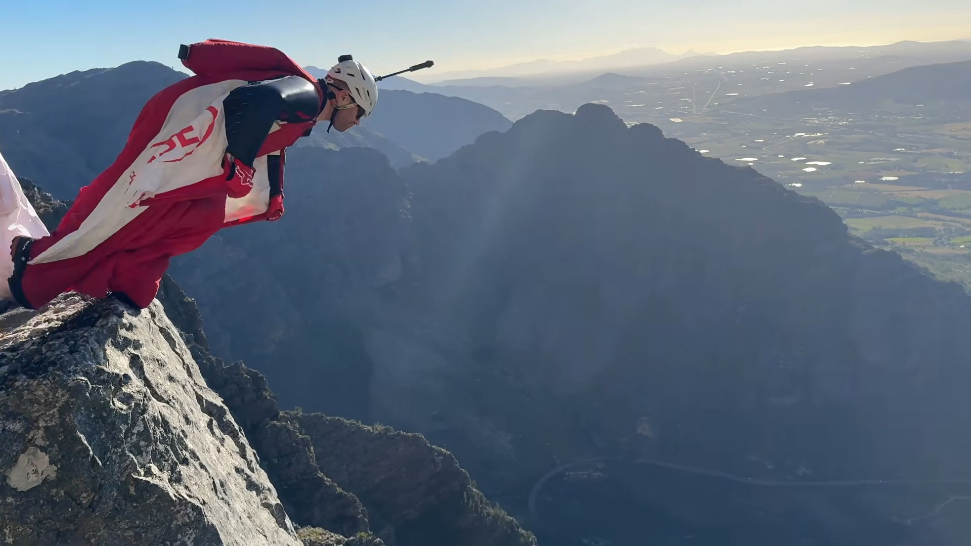 He jumped off a cliff - then hit a tree and nearly died