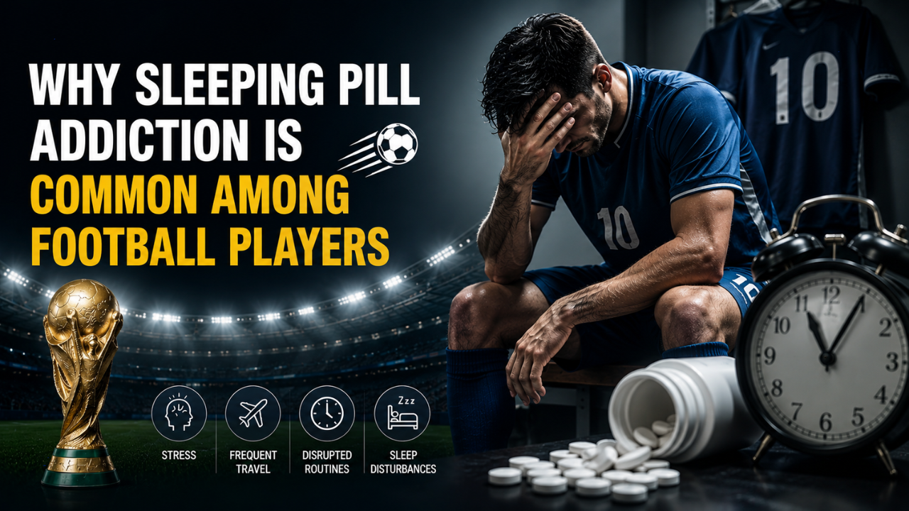 Why sleeping pill addiction is common among football players