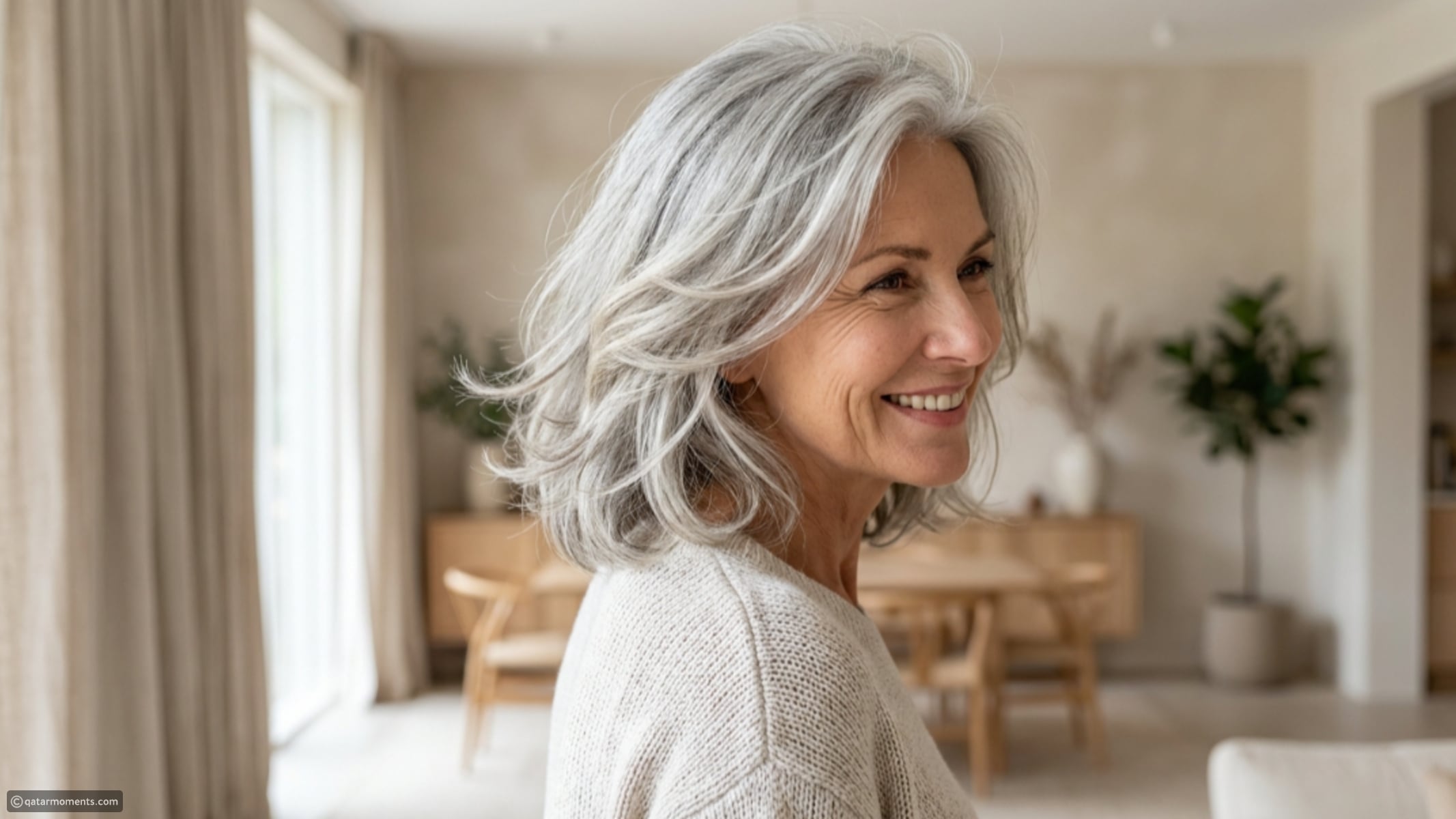 10 gray haircuts that flatter thinning hair after 50