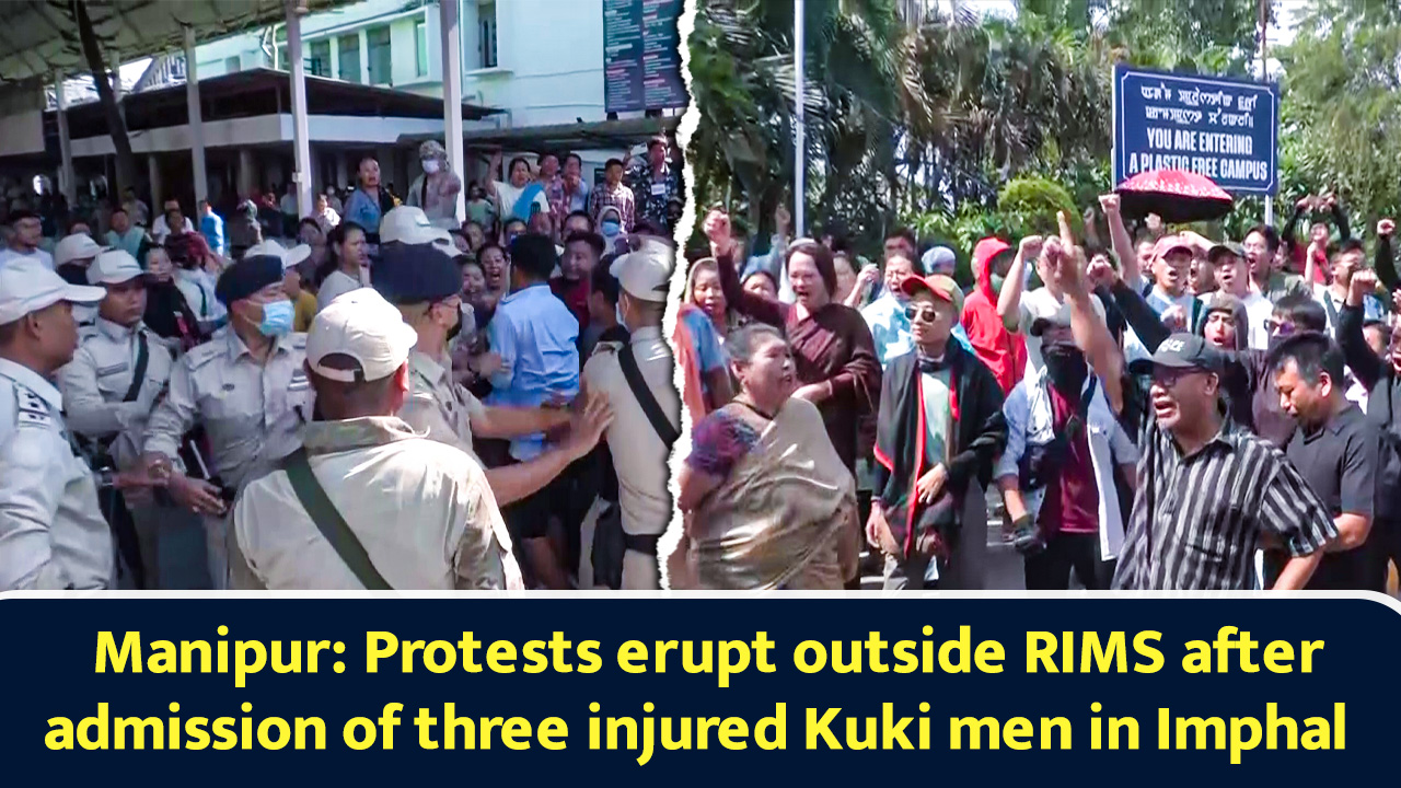 Manipur: Protests erupt outside RIMS after admission of three injured ...