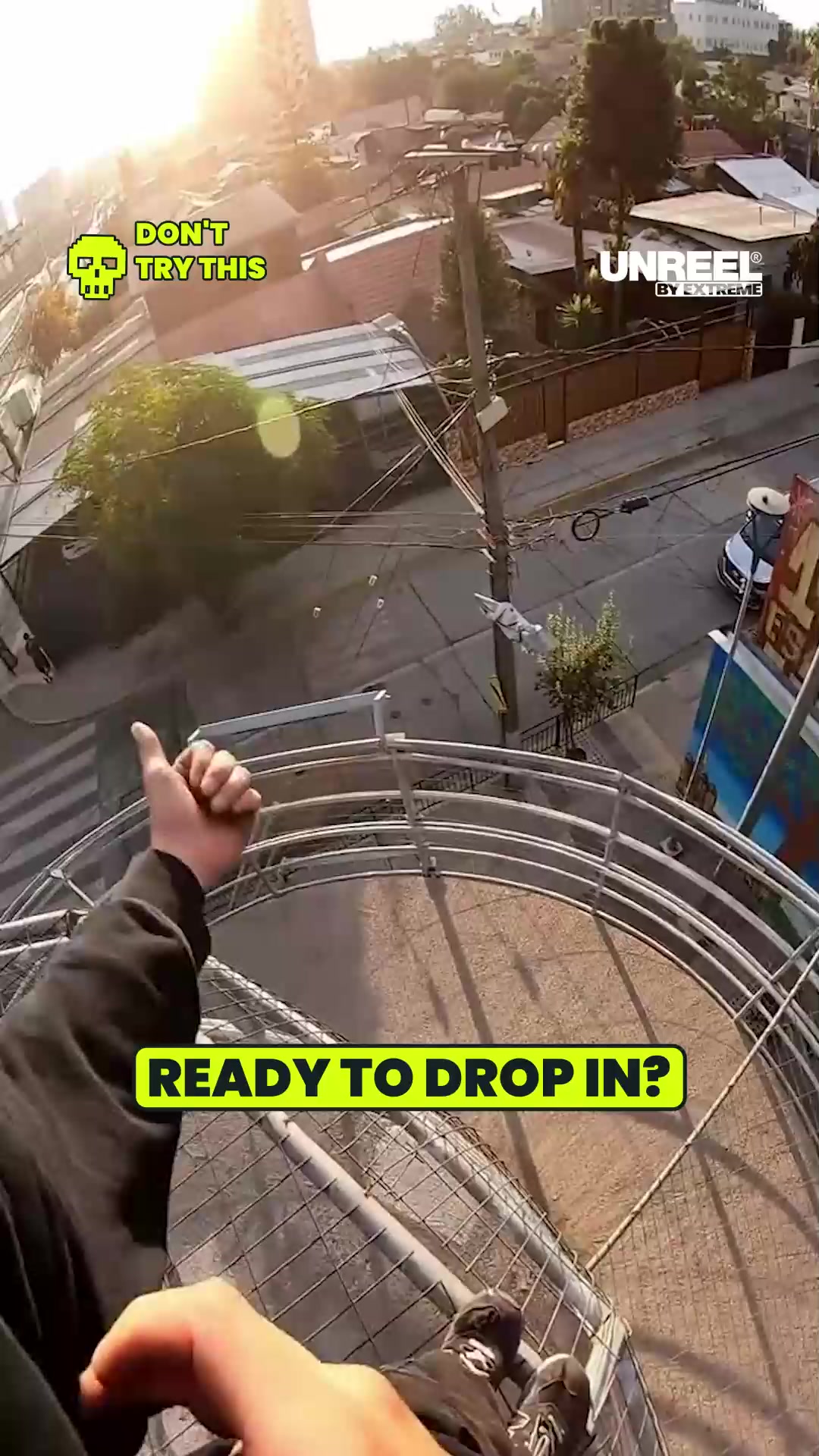 Eduardo’s epic POV parkour leap: High altitude freerunning in Chile!