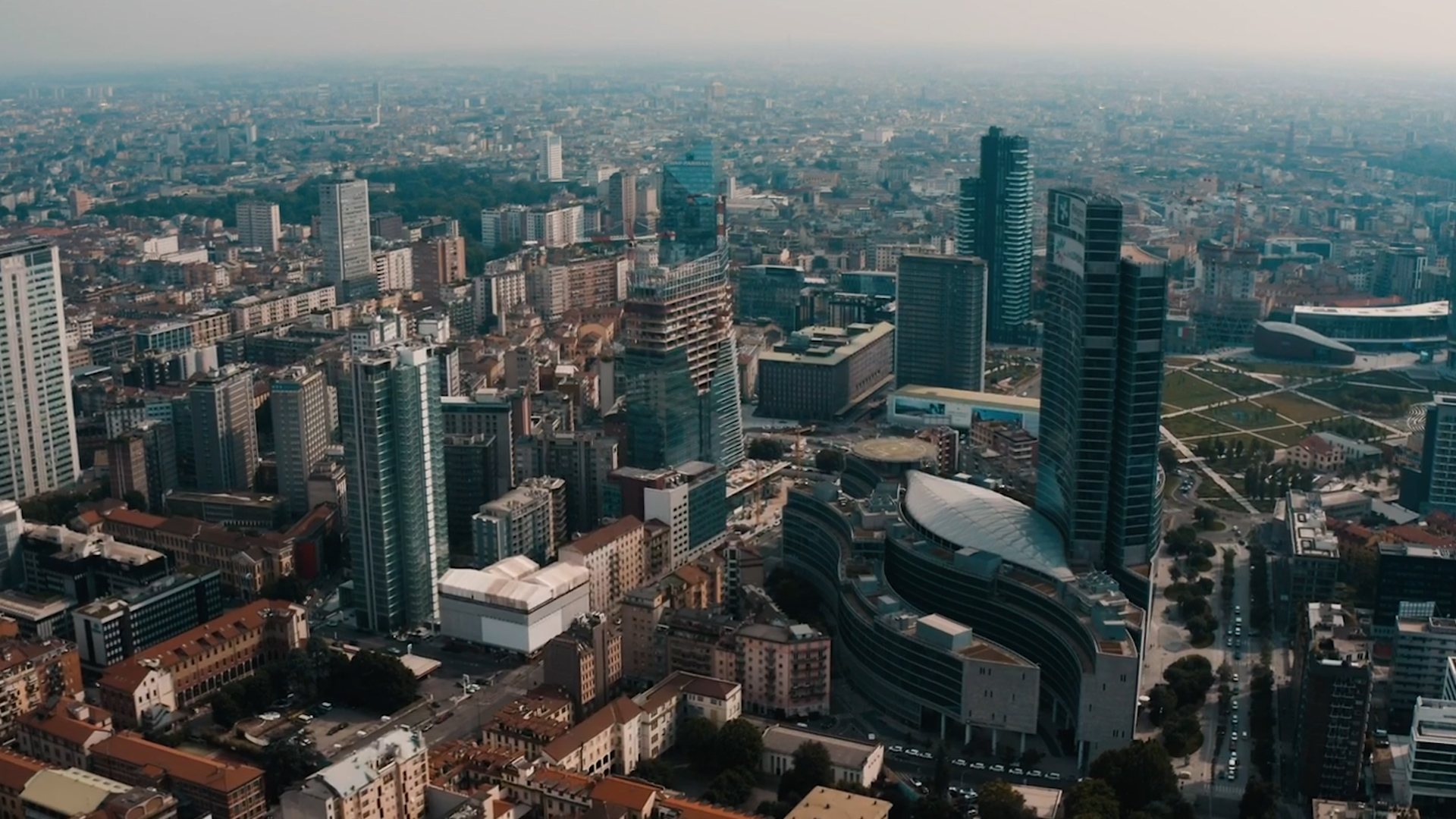 Milan, Italy by drone