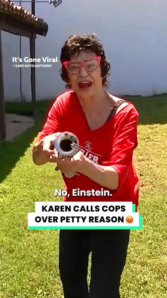 She called the cops over this