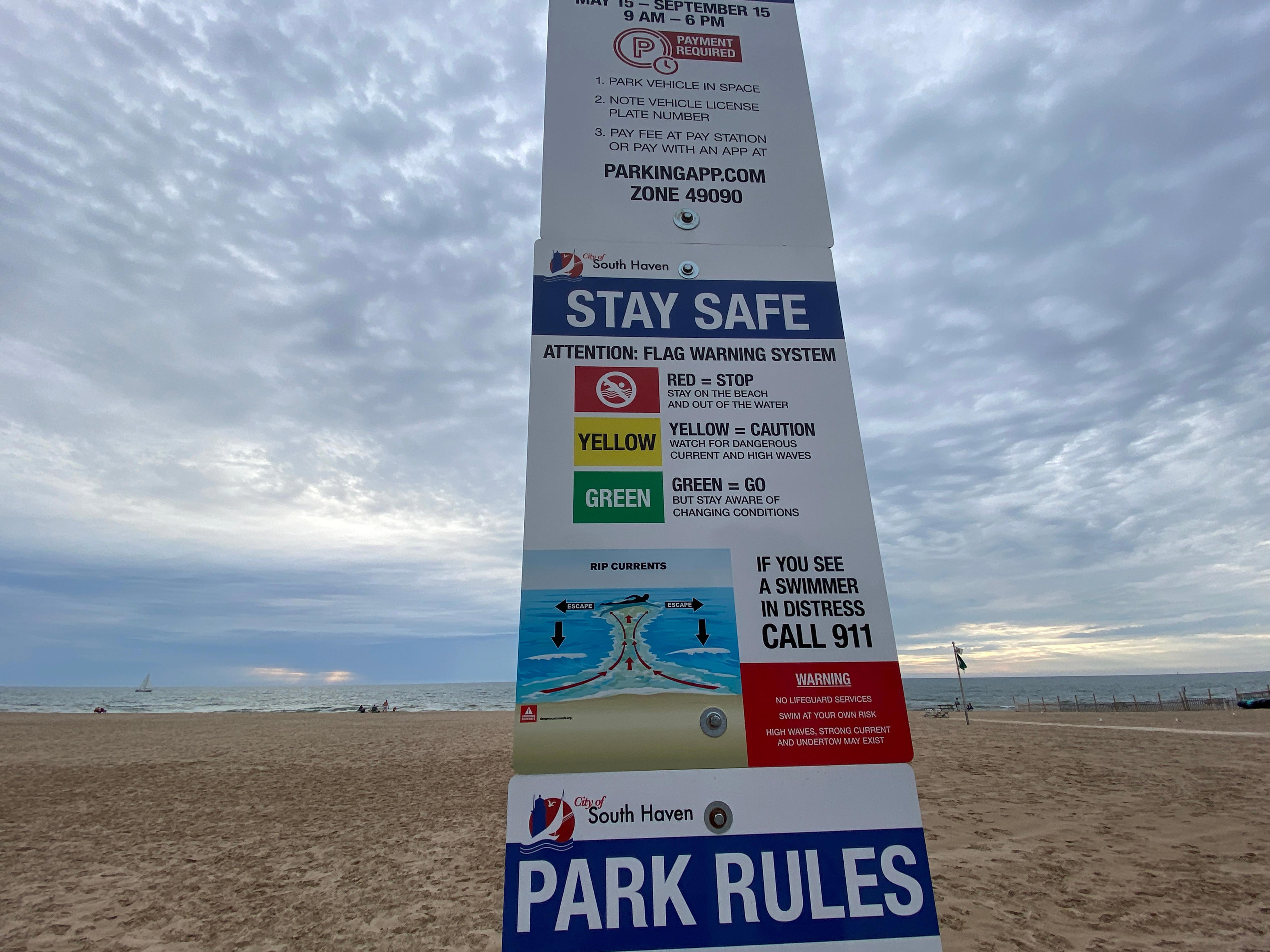 Two men drown in Lake Michigan near Pigeon Lake Channel