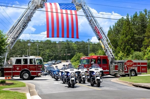 Carrollton holds funeral for officer who died months after getting hit ...
