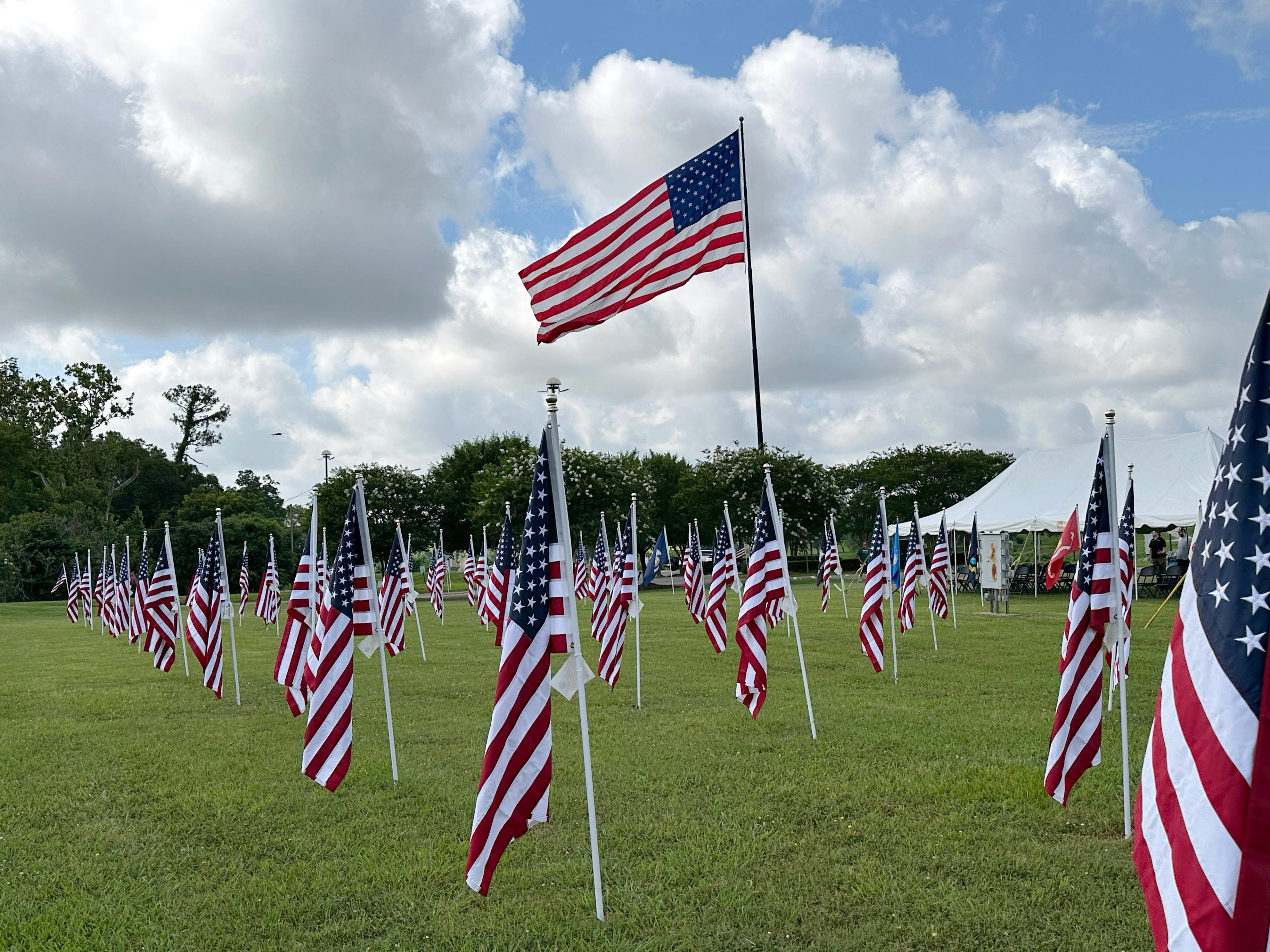 Pineville hosts Flag Day ceremony at Honor Field