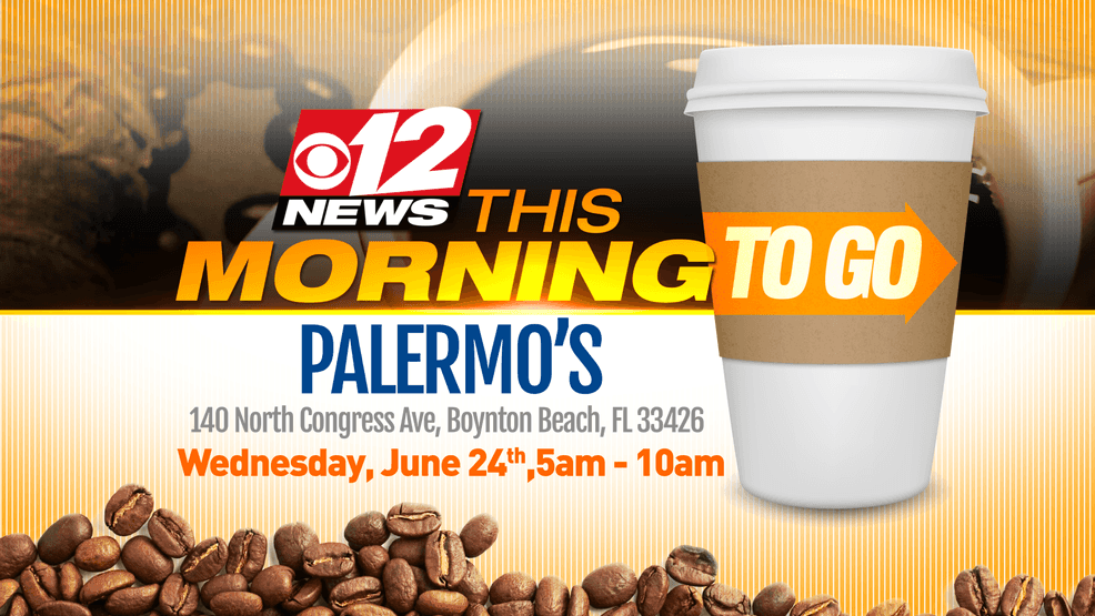 CBS12 News coffee shop is pulling into Boynton Beach. Come out and say ...