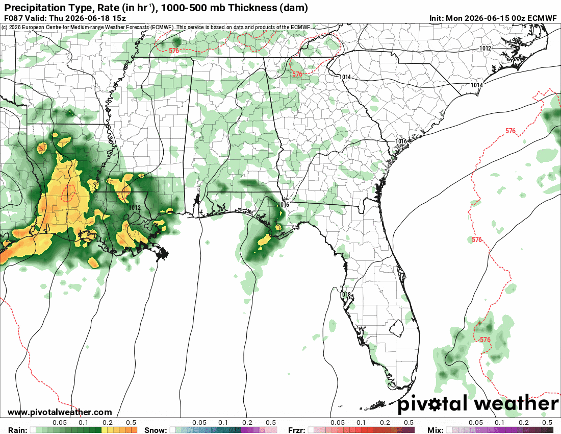 Scattered rain showers, thunderstorms roll through metro Atlanta this week