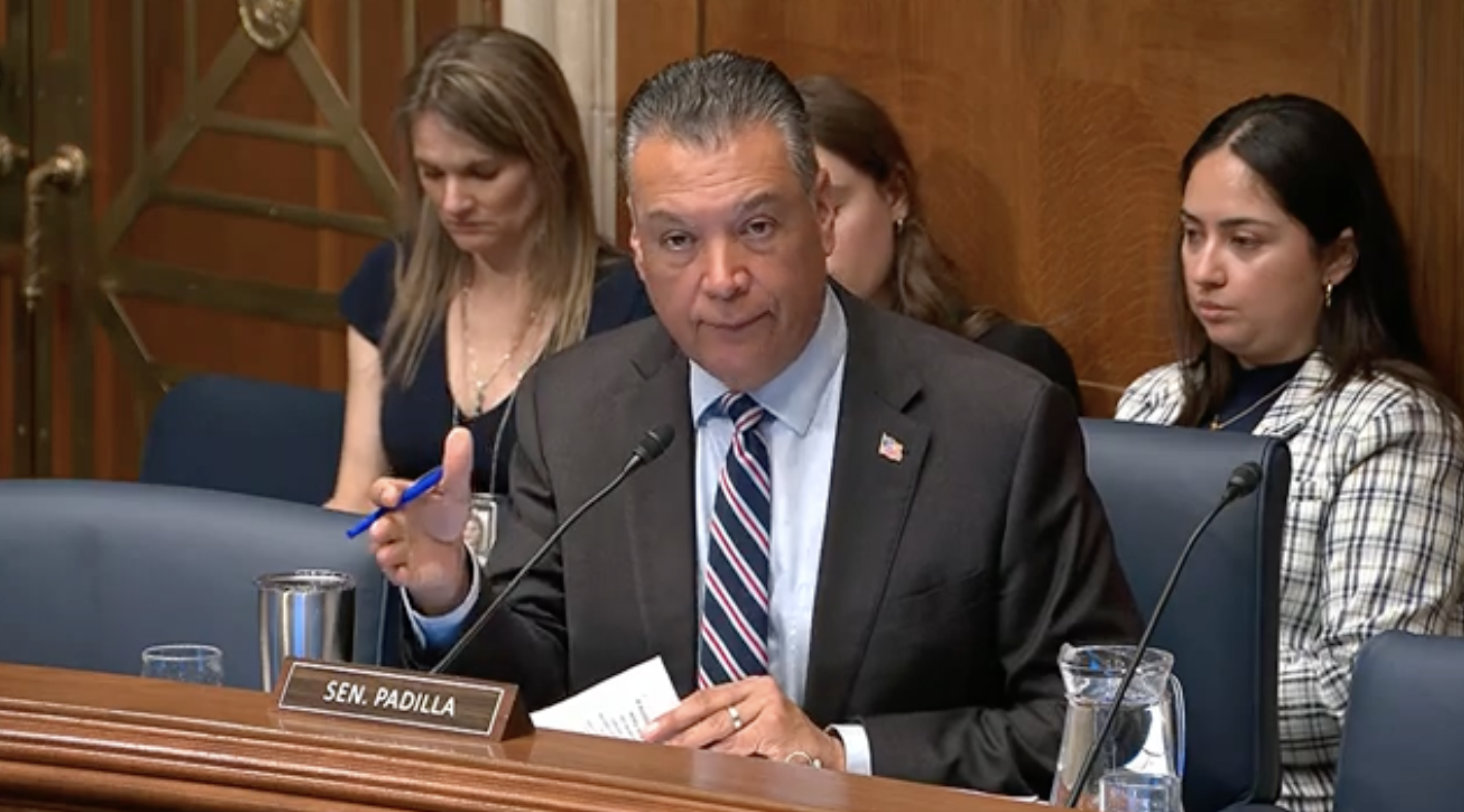 'We just need the dollars to flow': Senator Alex Padilla rebukes Trump ...