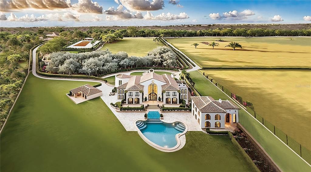 Uncover a 2003 ranch estate in Venice, Florida, set on 102 acres with ...